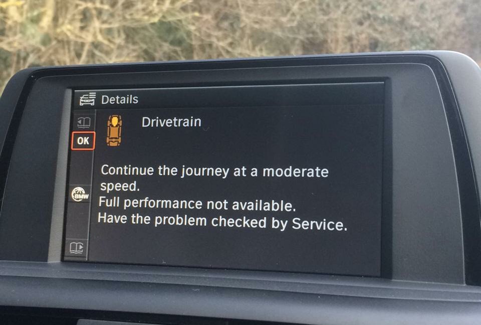 Drivetrain Error @ 89000 km | BMWFanatics